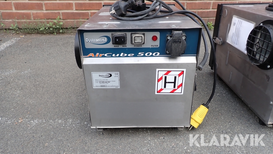 Stoftavskiljare Dustcontrol DC AirCube 500, Jönköping, Klara