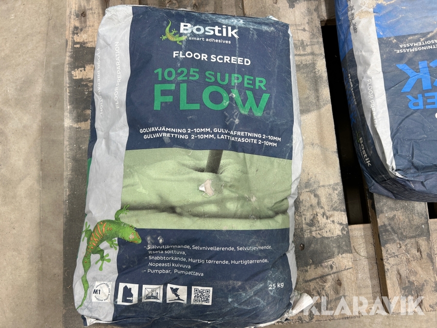 Diverse Flytspackel Bostik, Örebro, Klaravik auktioner