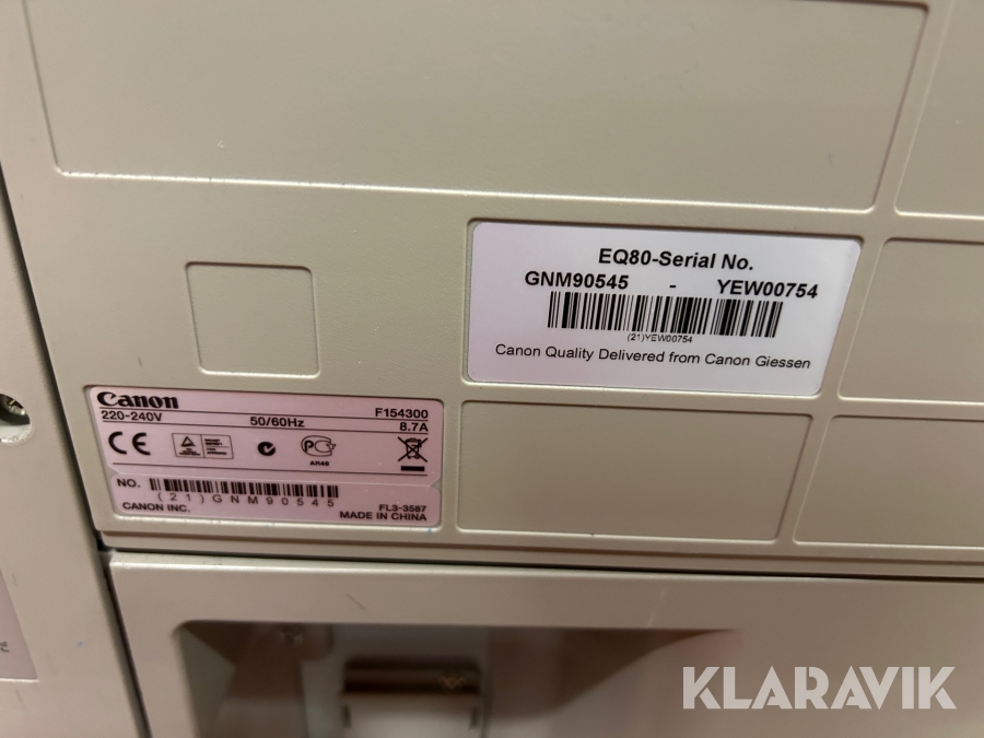 Skrivare Canon C5035i, Sundsvall, Klaravik auktioner