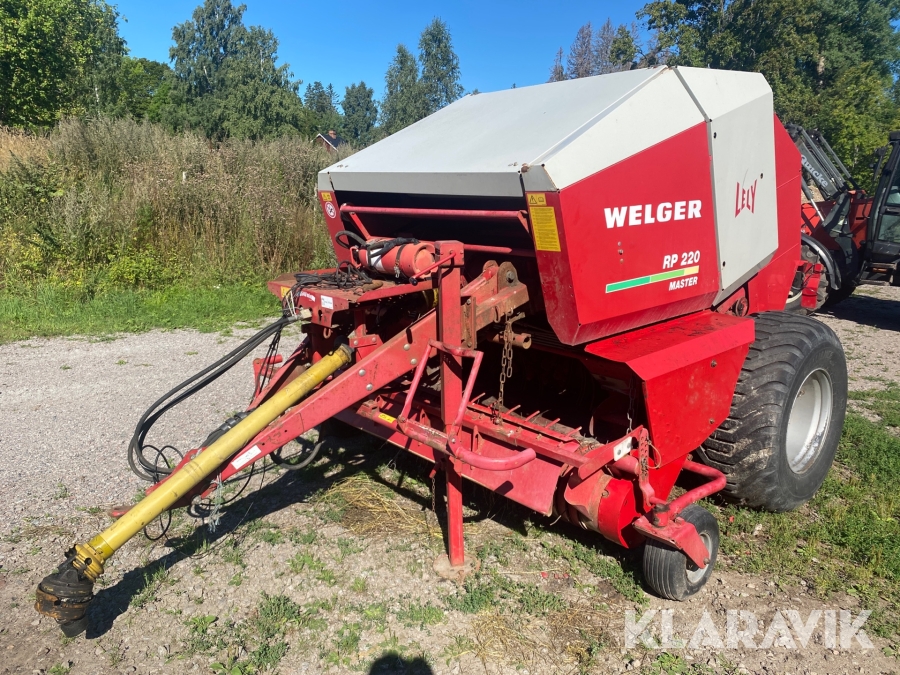 Balpress Welger RP 220, Tierp, Klaravik auktioner