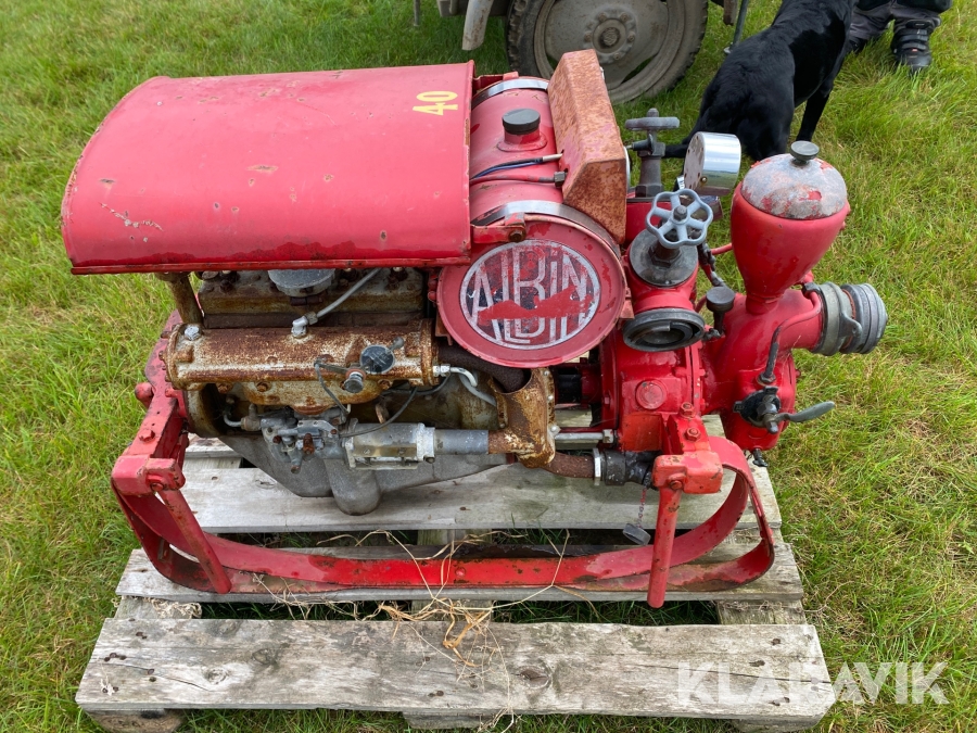 Brandpump / motorspruta Albin 800, Helsingborg, Klaravik auk