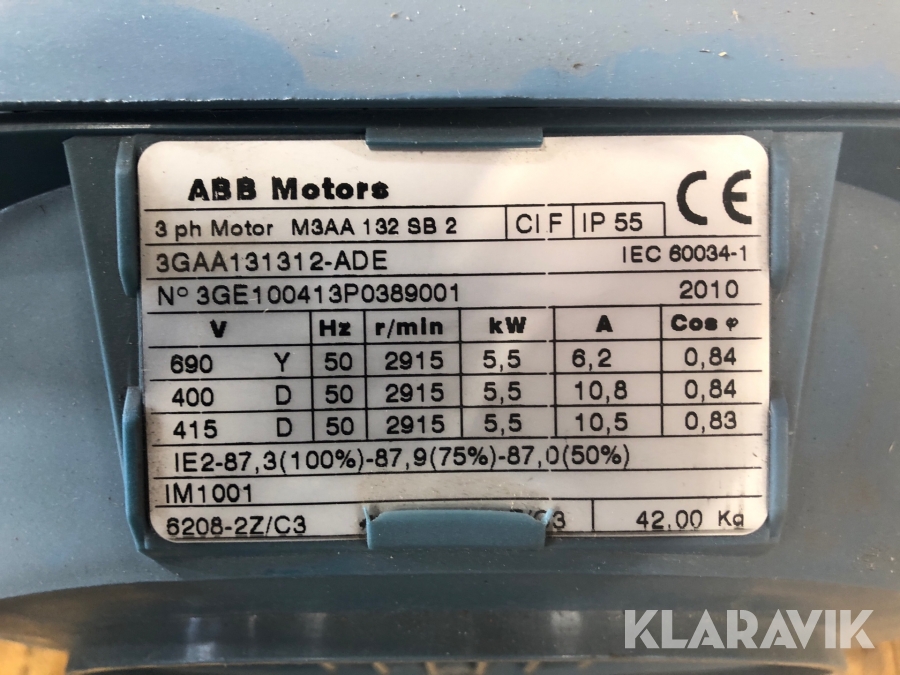 Klaravik Auktioner | Motor ABB
