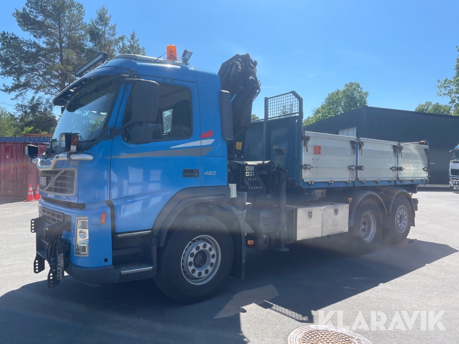 Lastbil Volvo FM 12 6X2, Oskarshamn, Klaravik auktioner