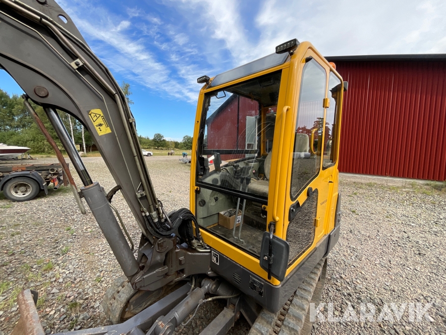 Grävmaskin Volvo EC35, Klippan, Klaravik auktioner