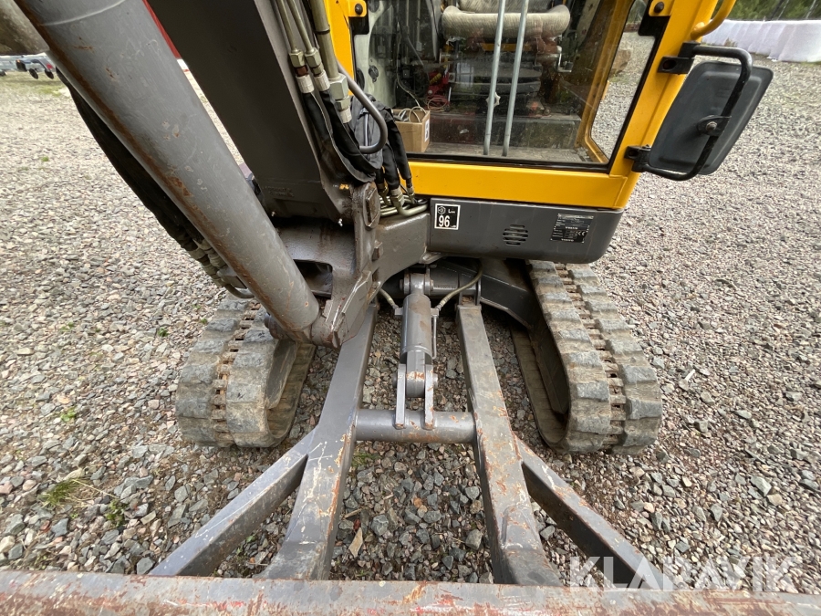 Grävmaskin Volvo EC35, Klippan, Klaravik auktioner