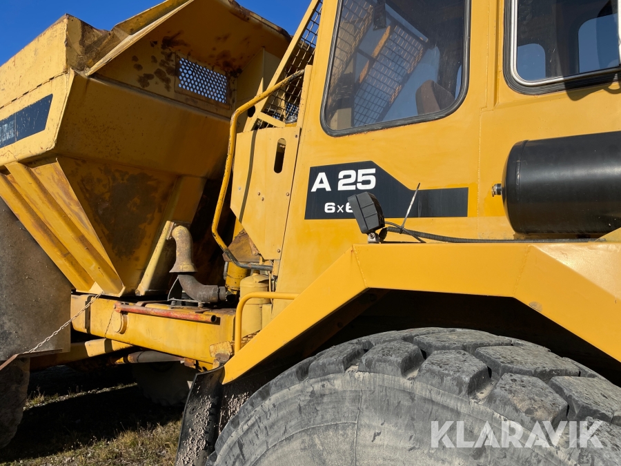 Dumper Volvo BM A25 6x6, Säter, Klaravik auktioner