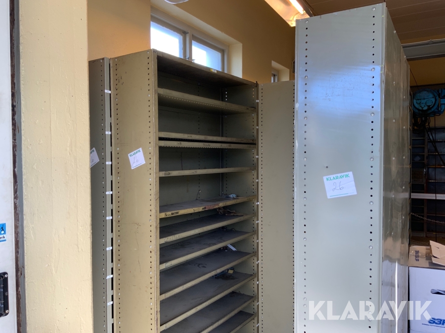 Lagerhyllor, Vännäs, Klaravik auktioner