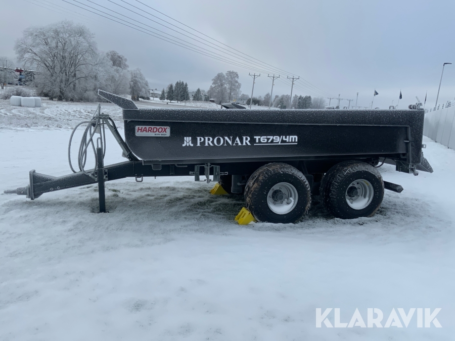 Dumpervagn Pronar T679/4m Hardox botten, Skara, Klaravik auk