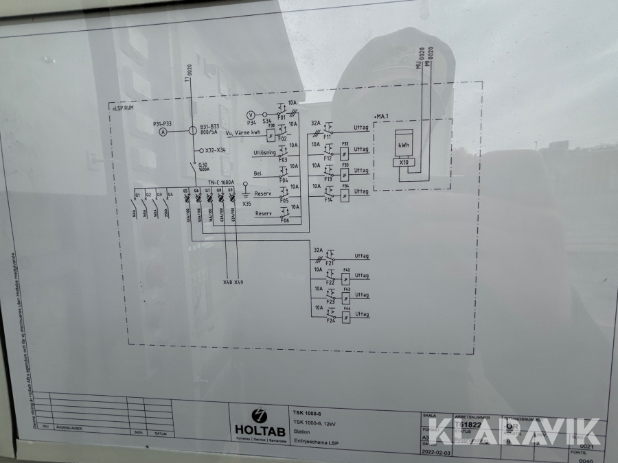 Transformatorstation Holtab TSK 1000-4, 12 kV, Uppsala, Klar