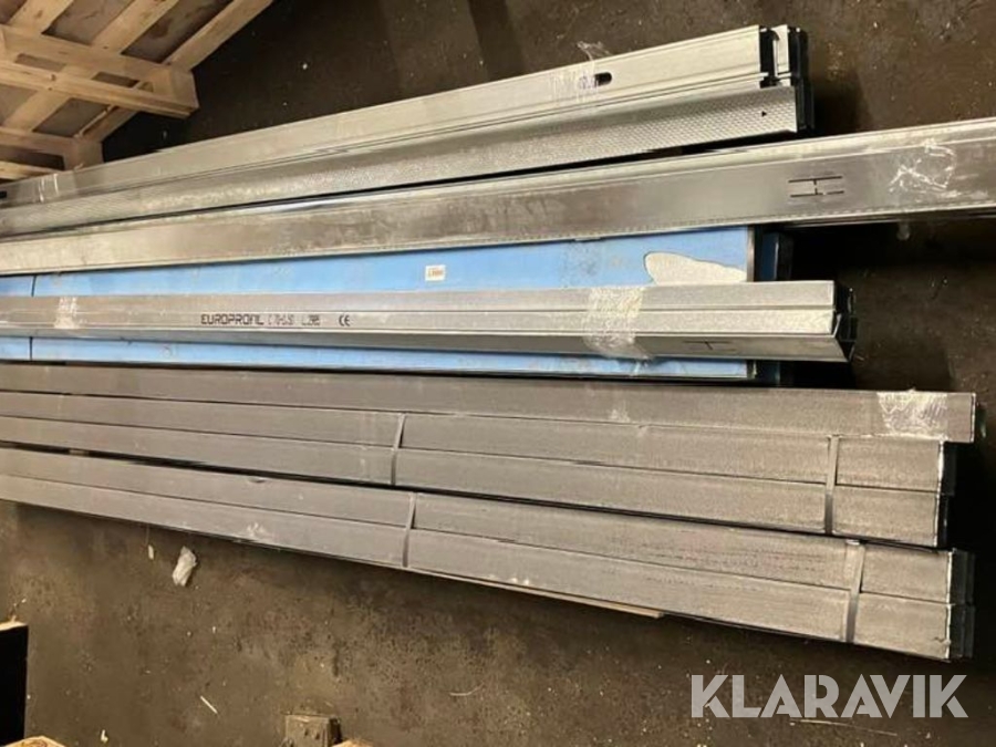 Stålreglar Europrofil, Nacka, Klaravik auktioner