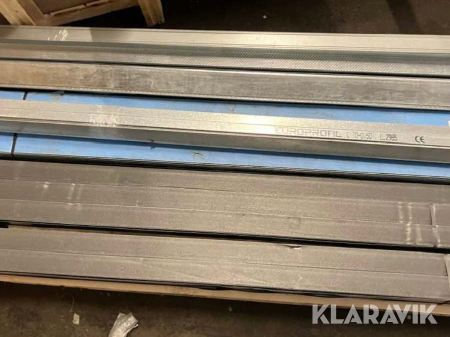 Stålreglar Europrofil, Nacka, Klaravik auktioner