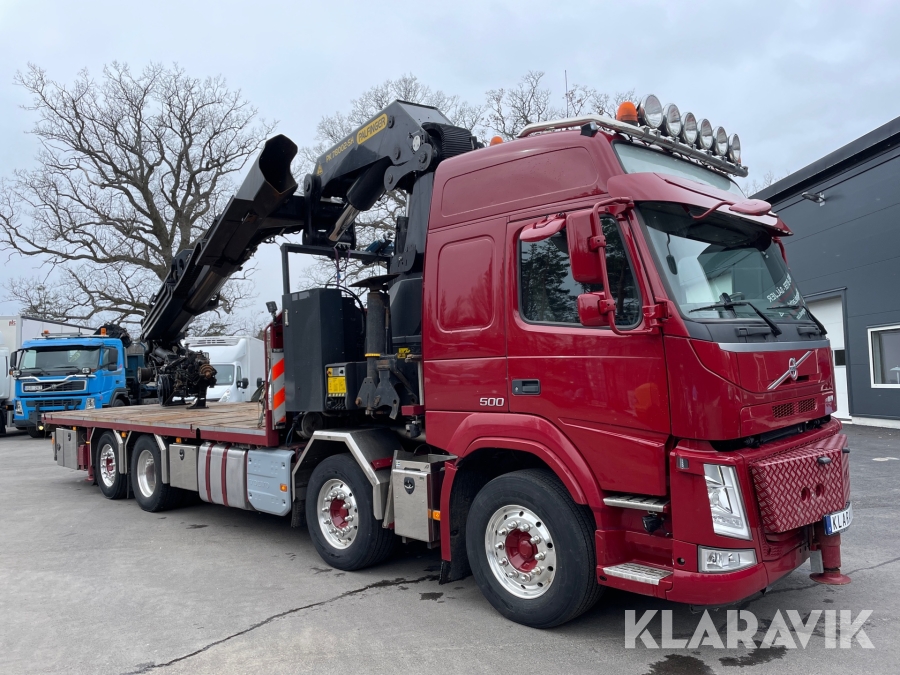 Kranbil Volvo FM 8X2, Oskarshamn, Klaravik auktioner