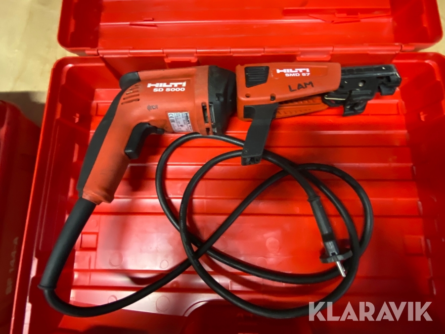 Skruvdragare 2st, Skruvautomat 1st Hilti SF 144A / SD 5000