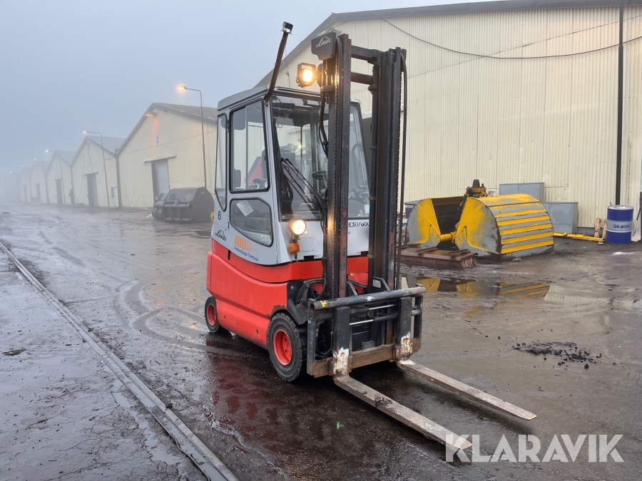 Eltruck Linde E30/600-03, Falkenberg, Klaravik auktioner