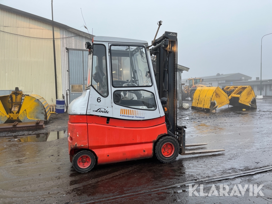 Eltruck Linde E30/600-03, Falkenberg, Klaravik auktioner