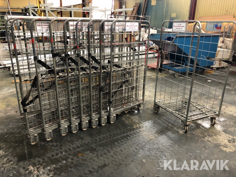 Klaravik Auktioner | Rullvagn 9 st