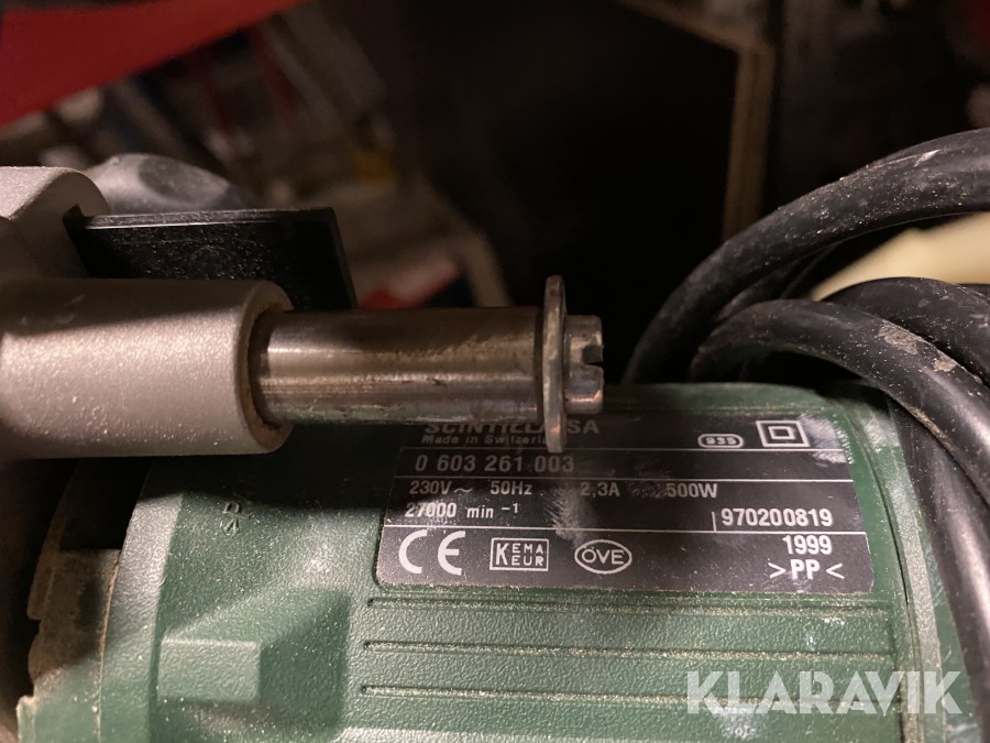 Klaravik Auktioner | Handöverfräs Bosch POF 500 A