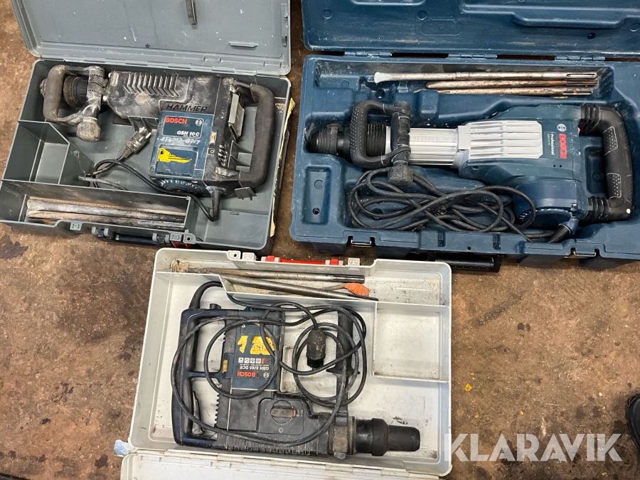 Bilmaskin / hammare Bosch , Stockholm, Klaravik auktioner