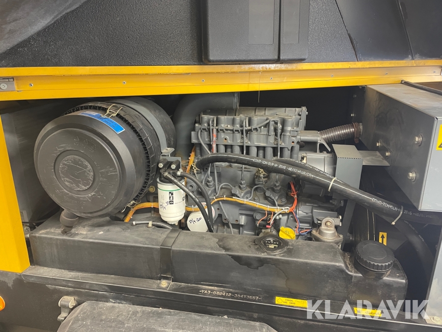 Luftkompressor Atlas Copco XAS 9, Nynäshamn, Klaravik auktio