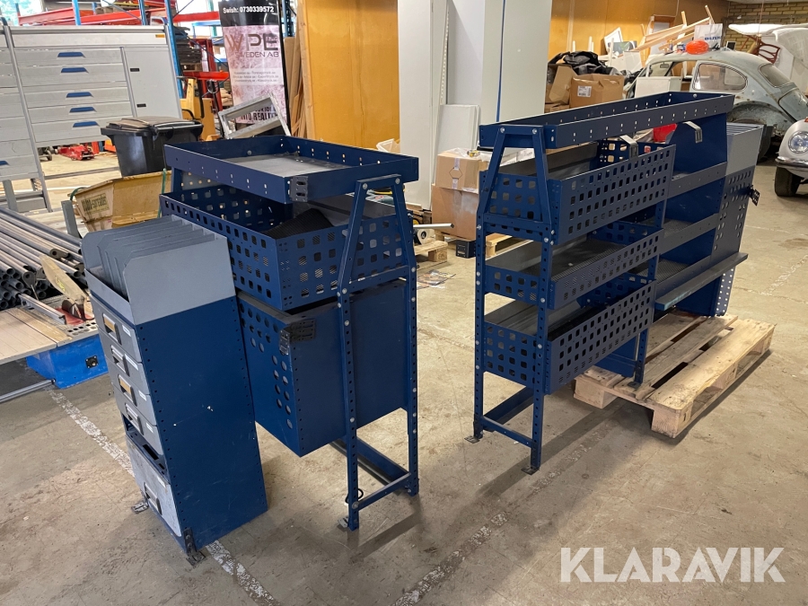 Bilinredning till skåpbil H-modul system, Hultsfred, Klaravi