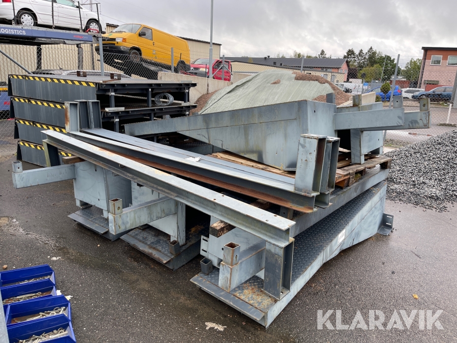 Lastbryggor Lindab hydrauliska 4 st
