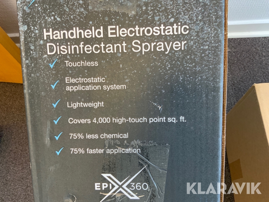 Desinfektionsmaskin Emist Epix 360, Burlöv, Klaravik auktio