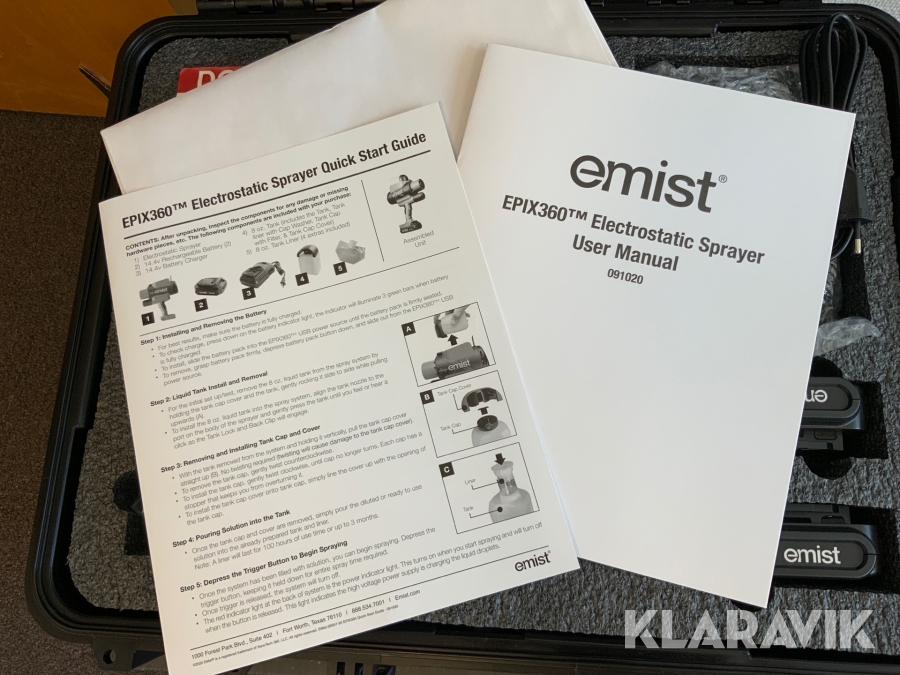 Desinfektionsmaskin Emist Epix 360, Burlöv, Klaravik auktio