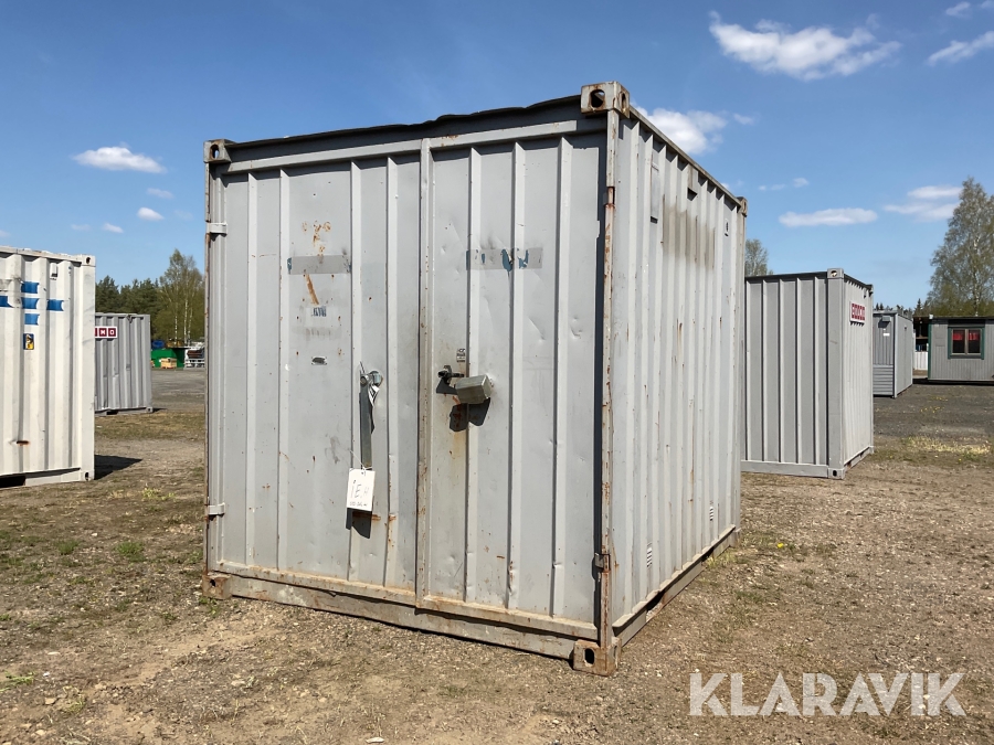 Container Containex 10 ’ IS. EL, Jönköping, Klaravik auktion