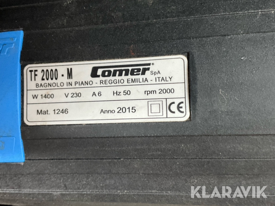 Ensilagekniv Comer TF 2000 M, Nynäshamn, Klaravik auktioner