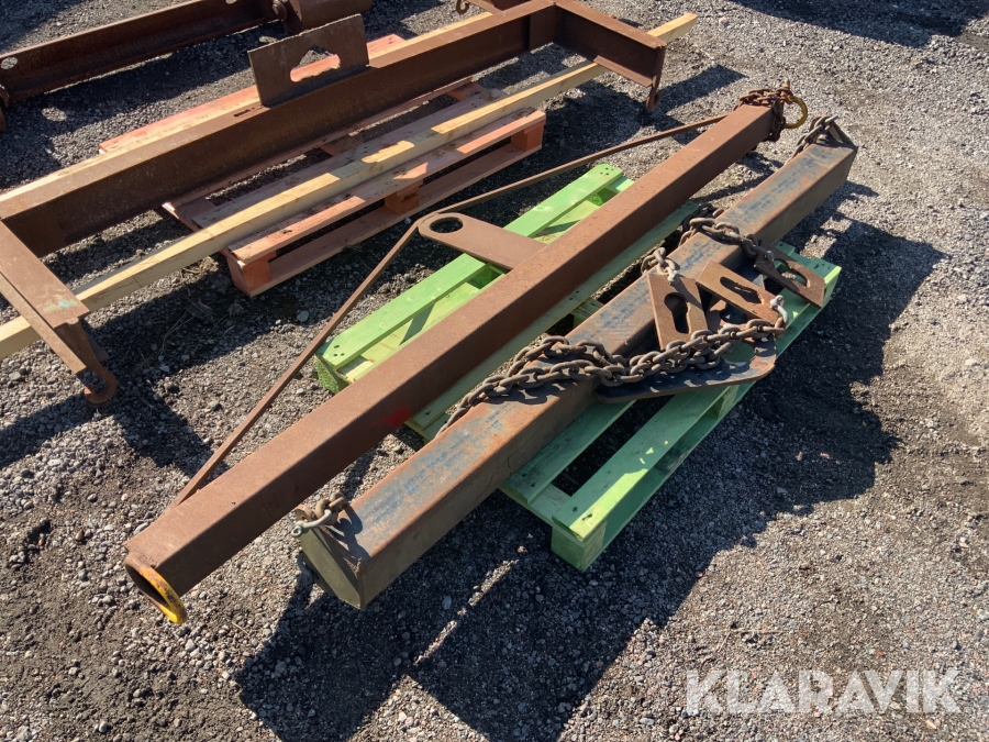 Diverse Lyftok lastväxlarbalk med rullar, Nyköping, Klaravik