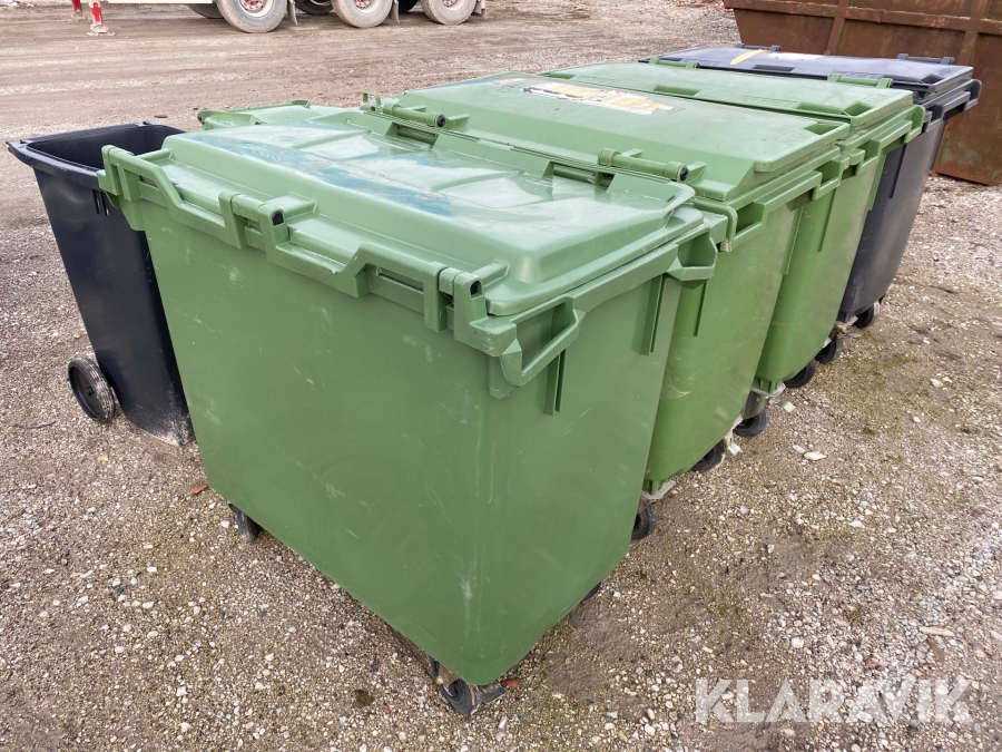 Sopkärl Sulo 660L & 140L, Gotland, Klaravik auktioner