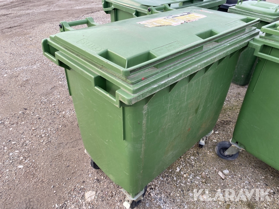 Sopkärl Sulo 660L & 140L, Gotland, Klaravik auktioner