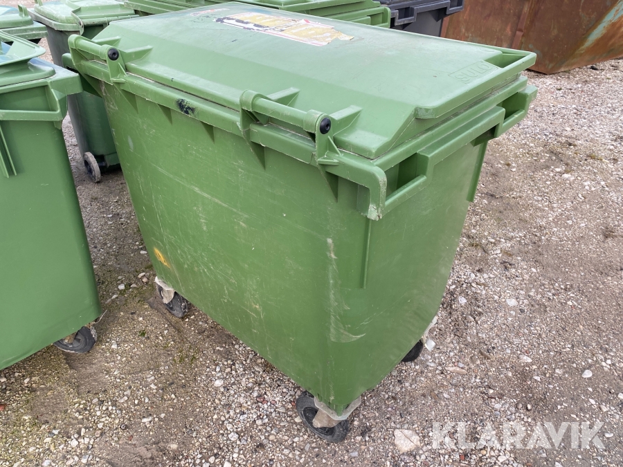 Sopkärl Sulo 660L & 140L, Gotland, Klaravik auktioner