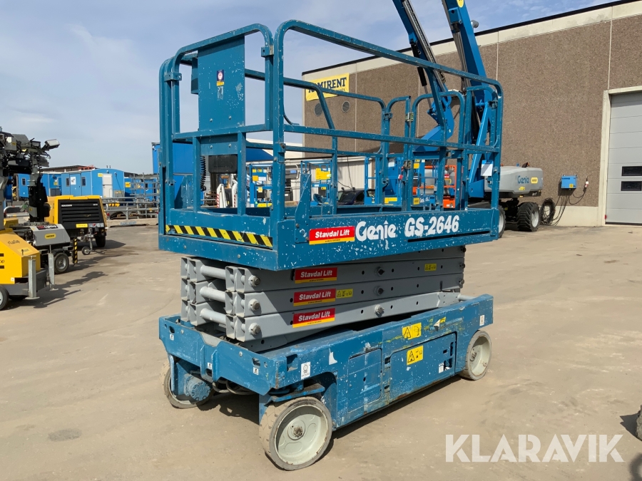 Saxlift Genie GS-2646, Umeå, Klaravik auktioner