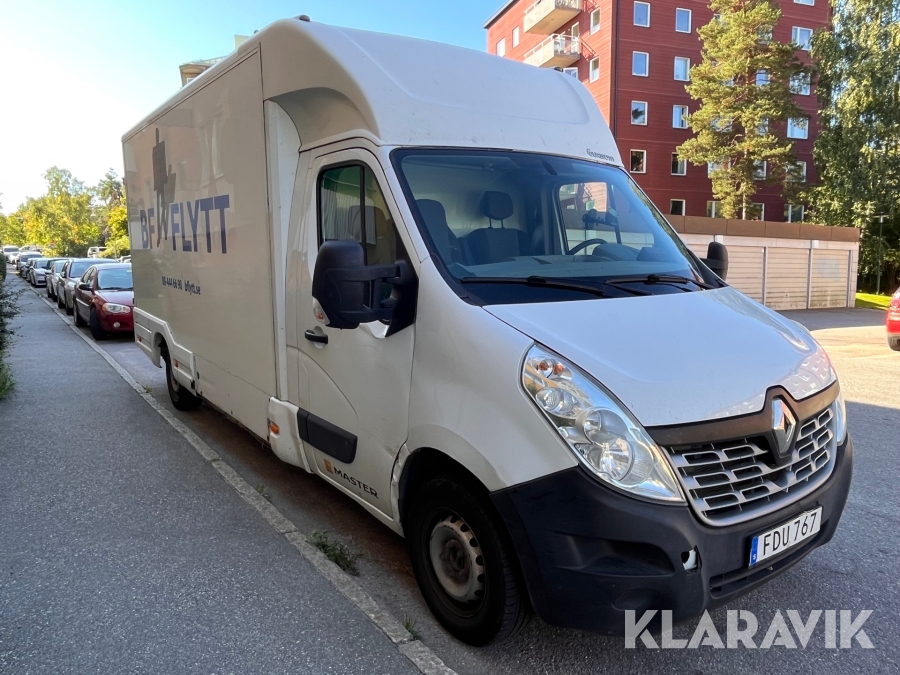Flyttbil Renault Master , Stockholm, Klaravik auktioner