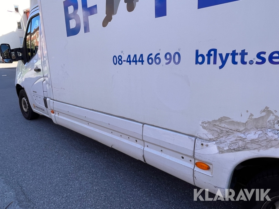 Flyttbil Renault Master , Stockholm, Klaravik auktioner