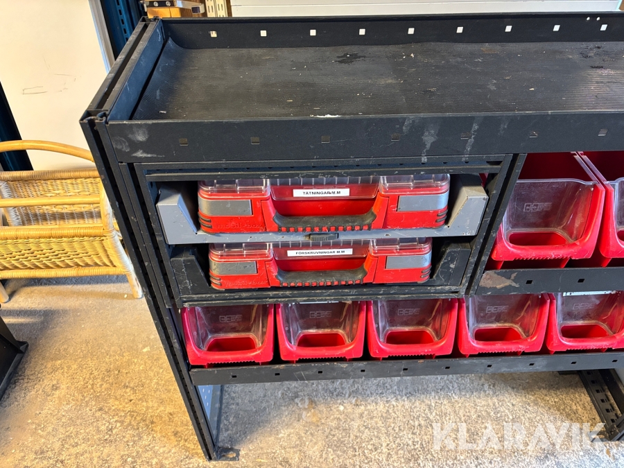Verktygsinredning till skåpbil Modul-System, Kumla, Klaravik