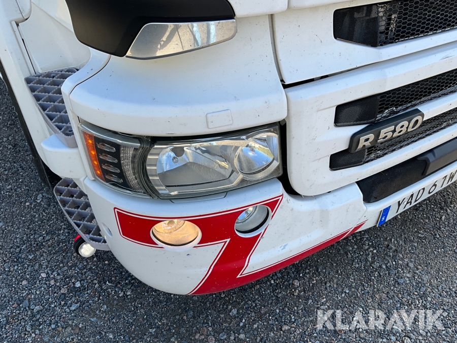 Lastbil Dragbil Scania R580, Flen, Klaravik auktioner