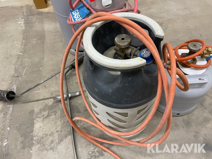 Gasoltuber blandade storlekar, Göteborg, Klaravik auktioner