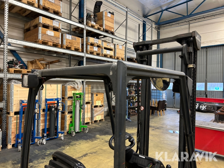 Motviktstruck Linde E18C-02, Gislaved, Klaravik auktioner