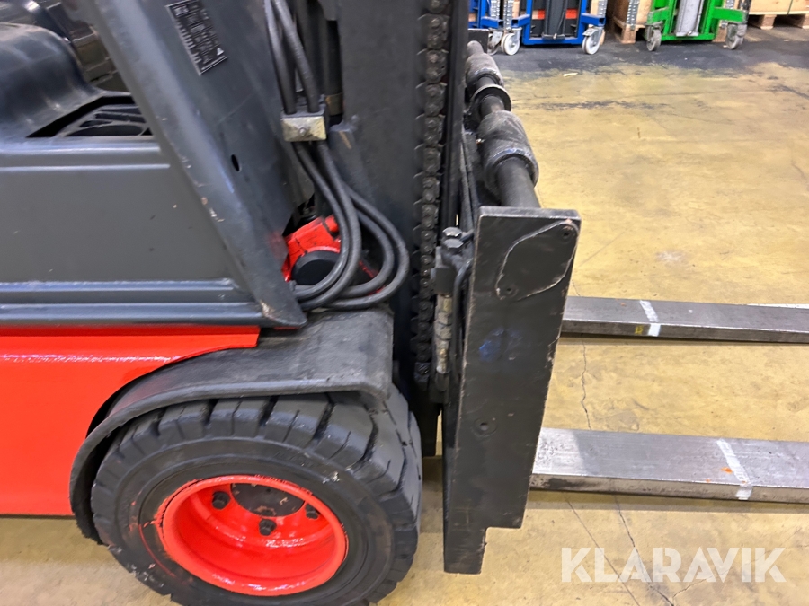 Motviktstruck Linde E18C-02, Gislaved, Klaravik auktioner