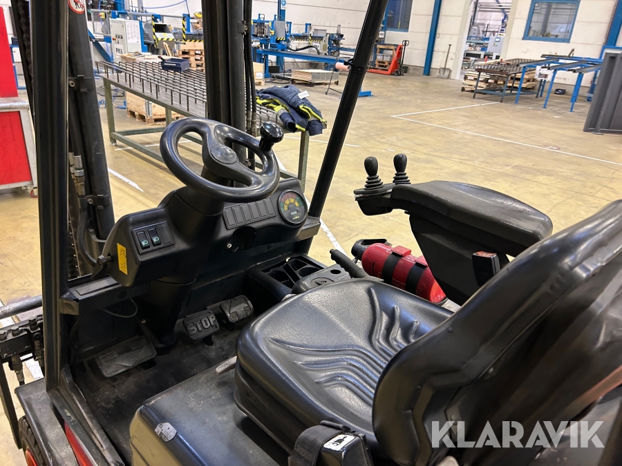 Motviktstruck Linde E18C-02, Gislaved, Klaravik auktioner