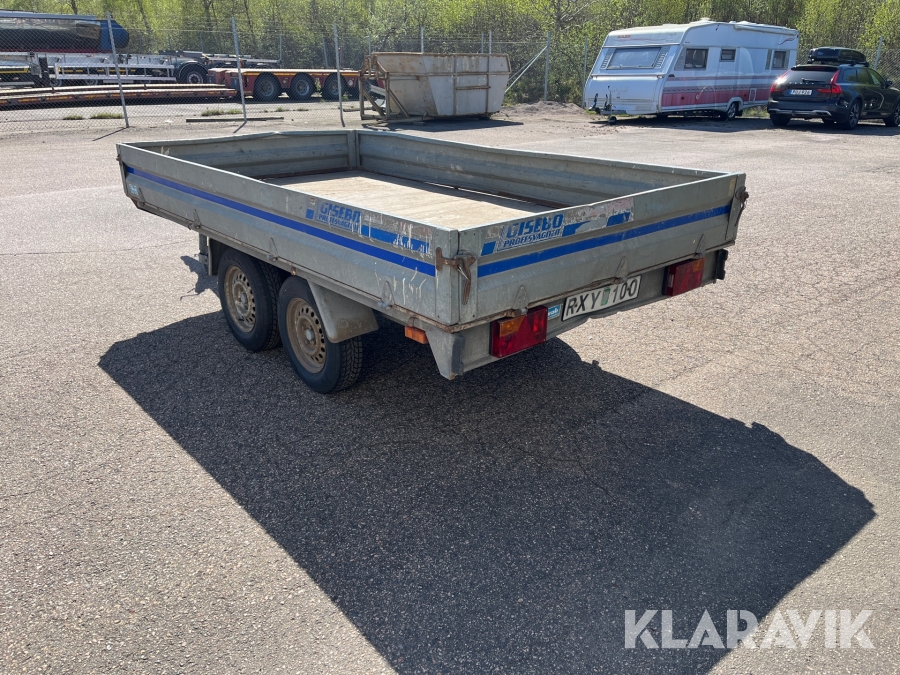 Personbilssläp Trailergruppen HG 1500B, Perstorp, Klaravik a