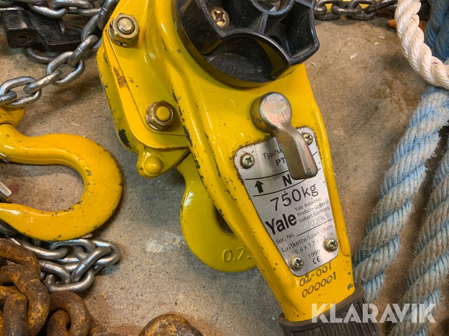 Klaravik Auktioner | Kedjespel, stroppar & kedja