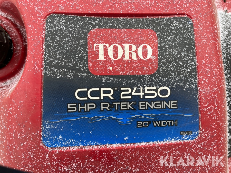 Snöslunga Toro CCR 2450, Ekerö, Klaravik auktioner