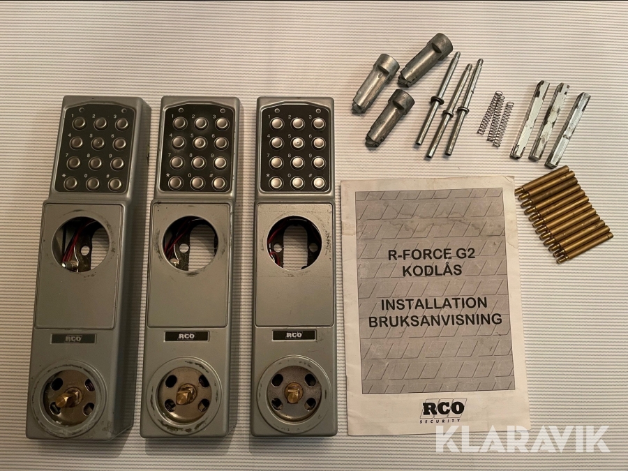 Kodlås RCO R-Force G2, Stockholm, Klara
