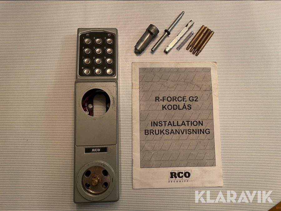 Kodlås RCO R-Force G2, Stockholm, Klara