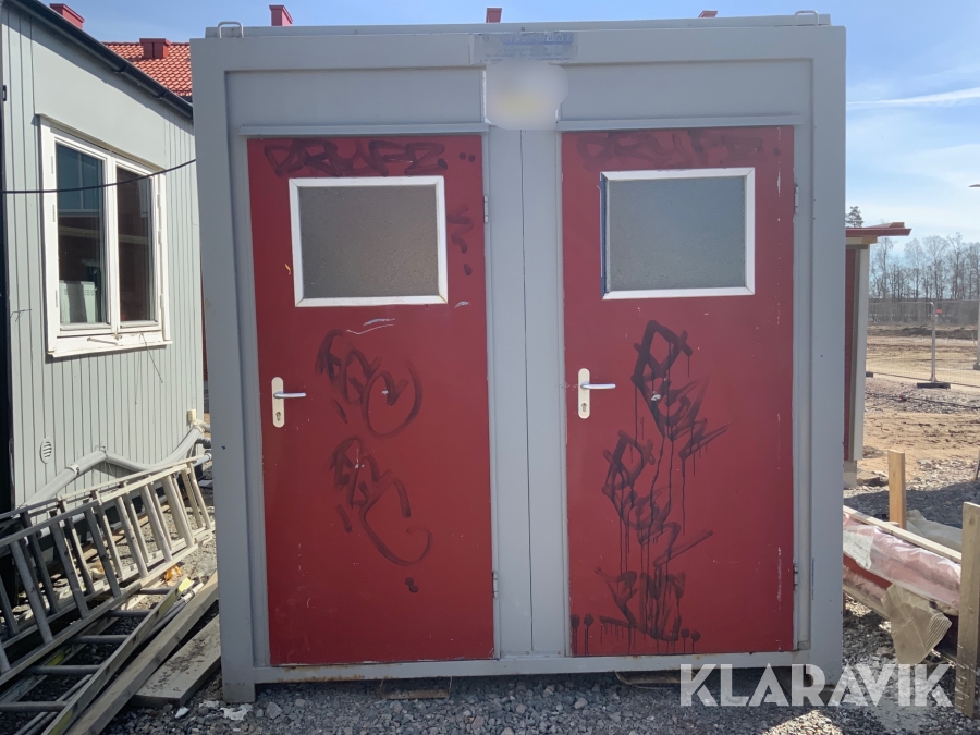WC Bod CTX containex, Växjö, Klaravik auktioner