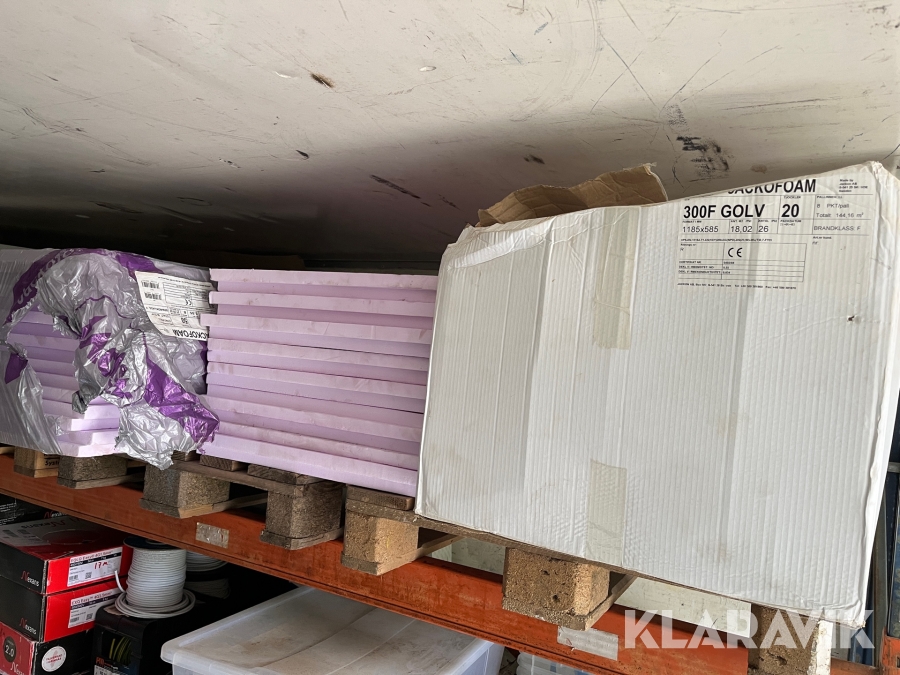 Isolering Jackon Jackofoam 300 F Golv, Lund, Klaravik auktio