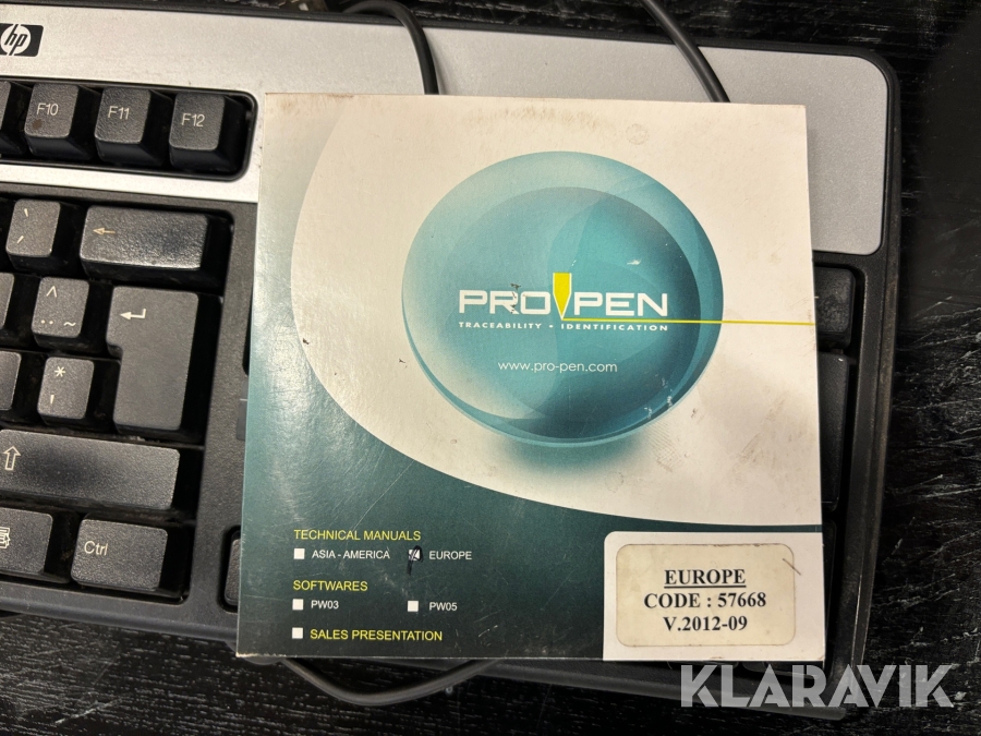 Graveringsmaskin Pro Pen M 3000, Örebro, Klaravik auktioner